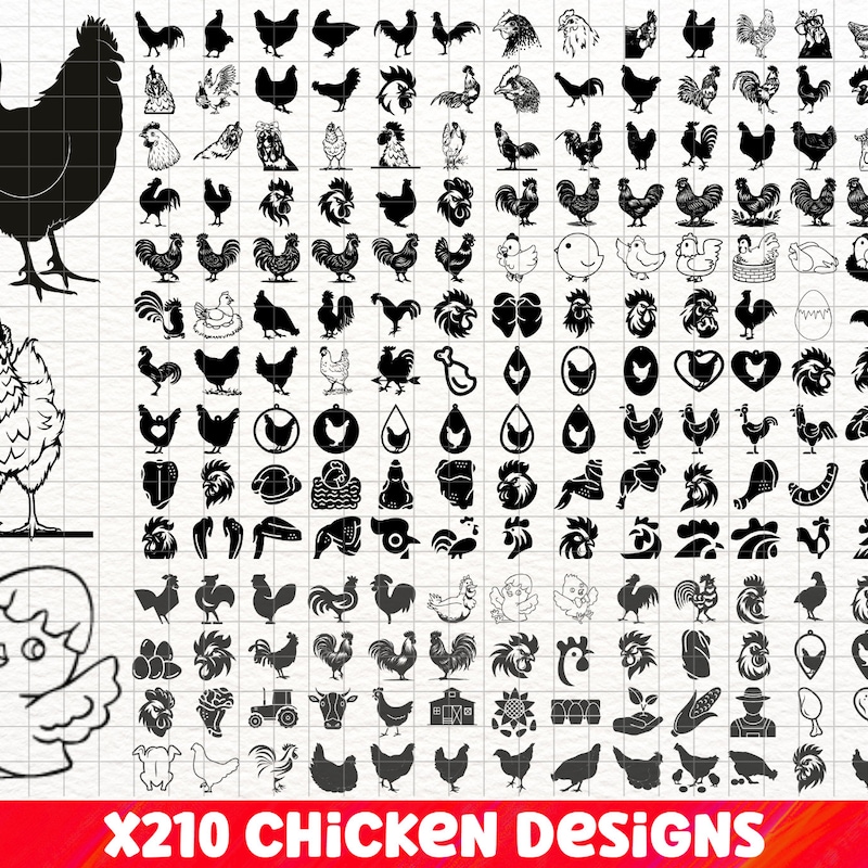 Chicken Svg - Etsy