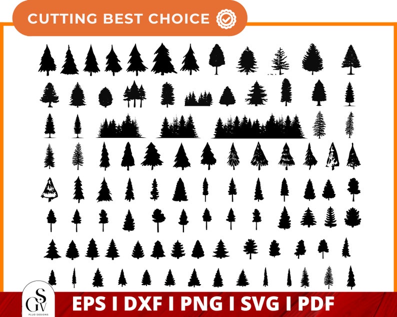 Pine Tree Svg, Tree Line Svg, Tree Svg, Pine Tree File, Forest Svg ...
