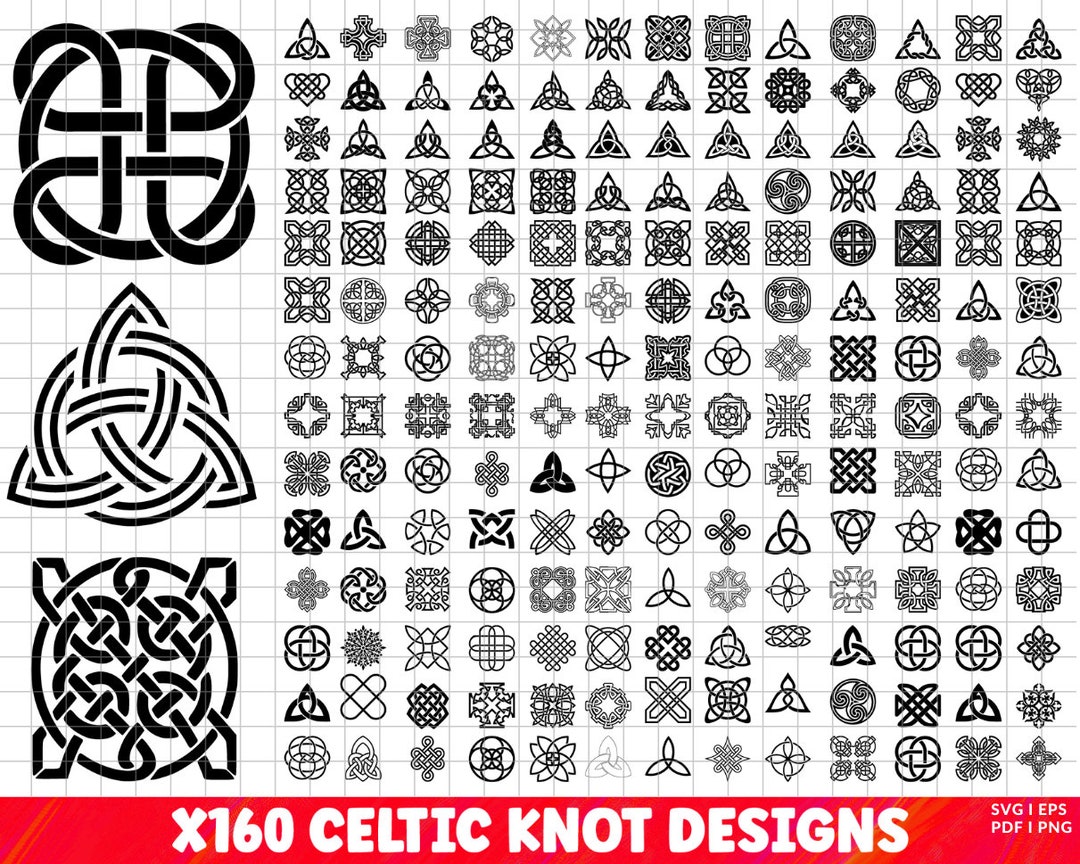 Celtic Knot SVG Bundle, Celtic PNG Bundle, Celtic Clipart, Celtic SVG ...