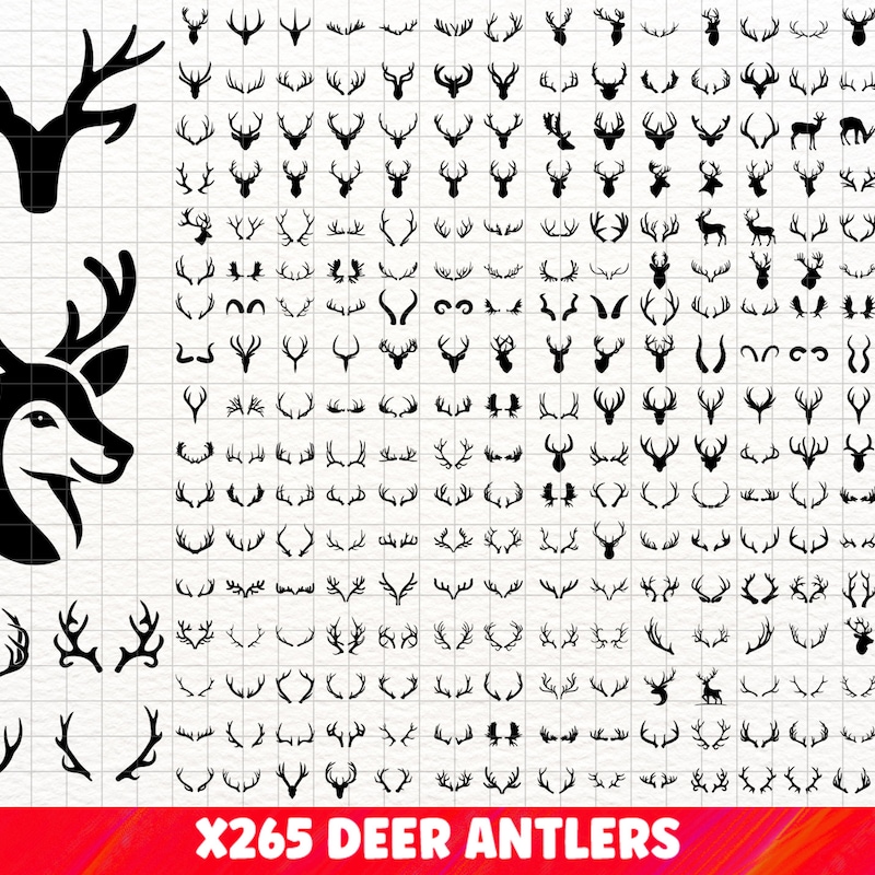 Deer Logo Svgs - Etsy