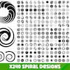 Square Spiral SVG: Laser Cut File, T-shirt Design (digital Download ...