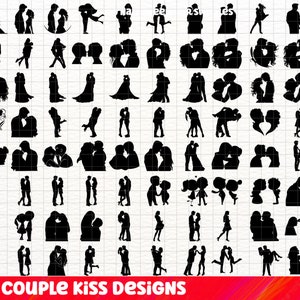 Kiss SVG Bundle, Kiss PNG Bundle, Kiss Clipart, Kiss SVG Cut Files for ...