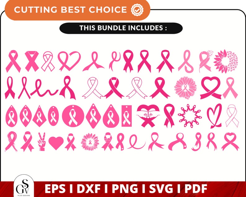 Awareness Ribbon Svg, Ribbon Vector, Cancer Awareness Ribbon Png, Pink ...