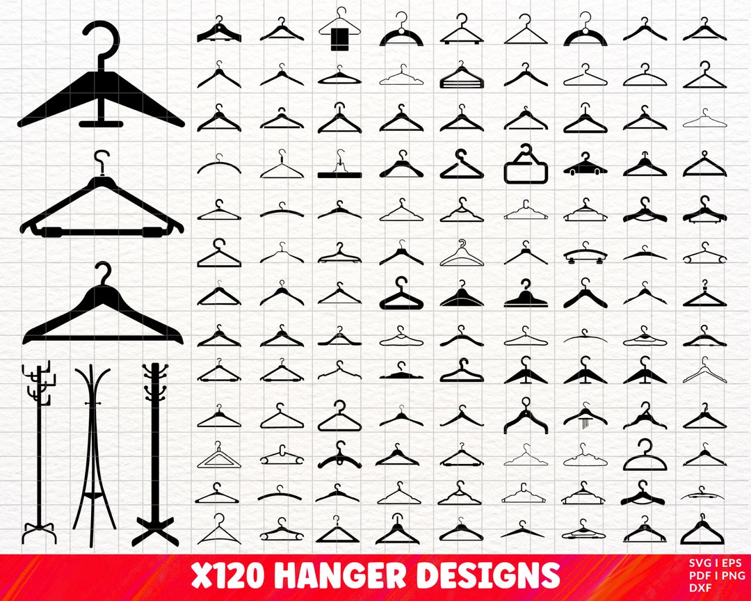 Hanger SVG Bundle, Hanger PNG Bundle, Hanger Clipart, Hanger SVG Cut ...