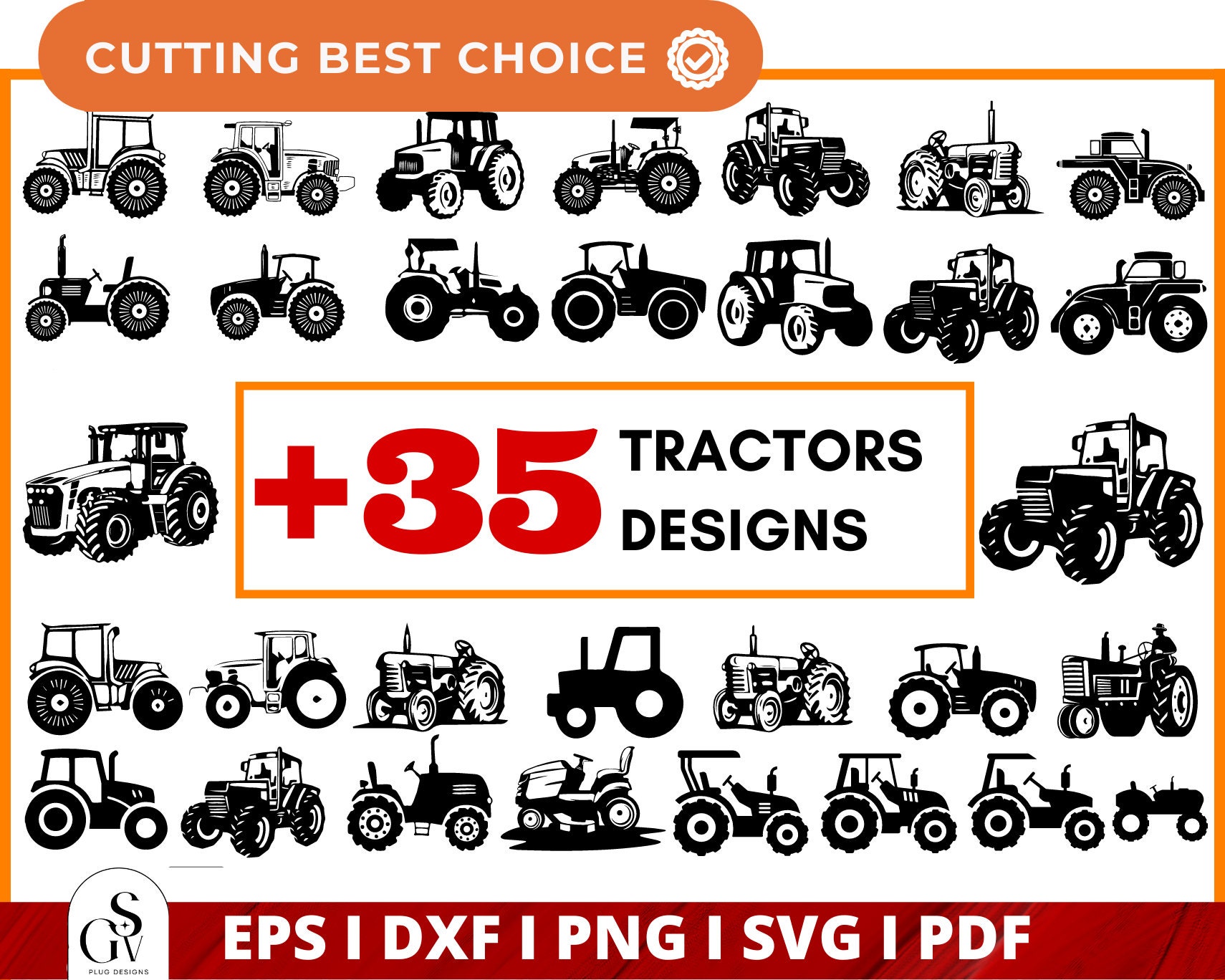 Tractors SVG Bundle Tractor Png Farm Tractor Svg Farming - Etsy Canada