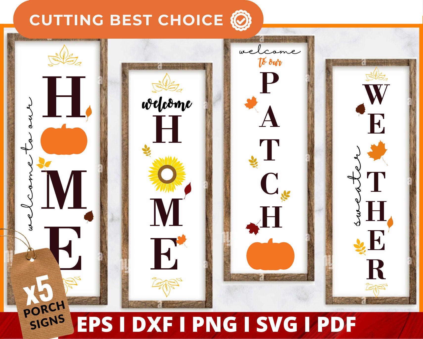 Fall Porch Sign Svg Bundle Thanksgiving Porch Sign Svg - Etsy
