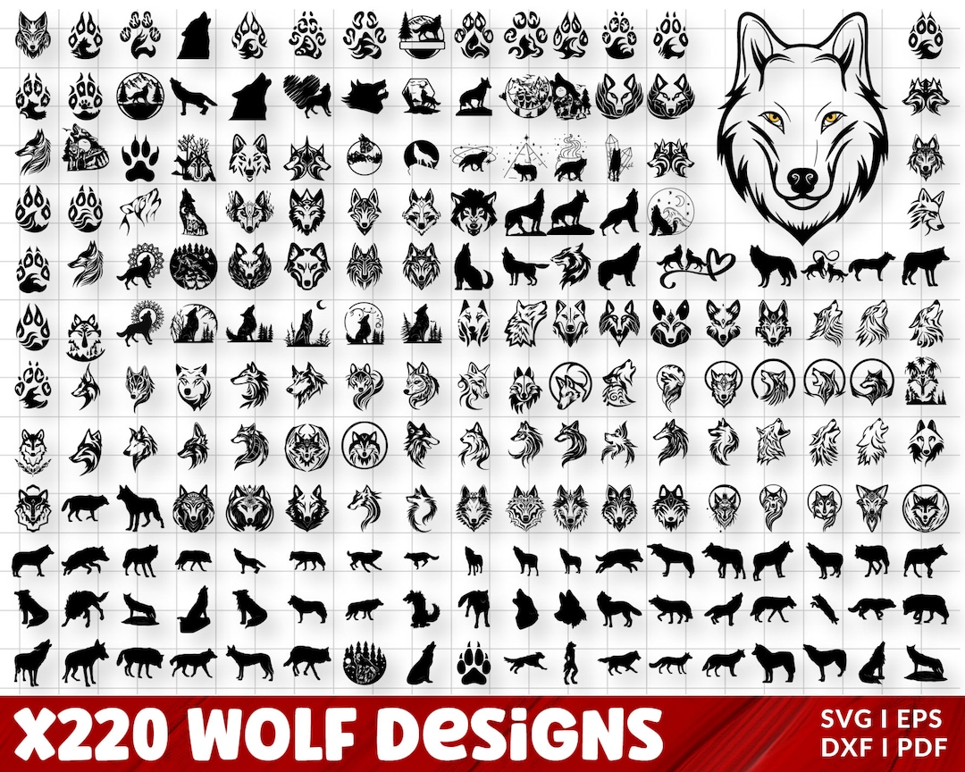 Wolf Svg Bundle Howling Wolf Svg Wolves Svg Wolf Cut - Etsy