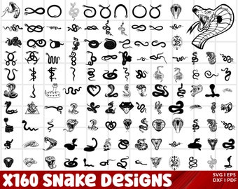 Snake SVG Bundle, Snake PNG Bundle, Floral Snake Svg, Snake Clipart ...
