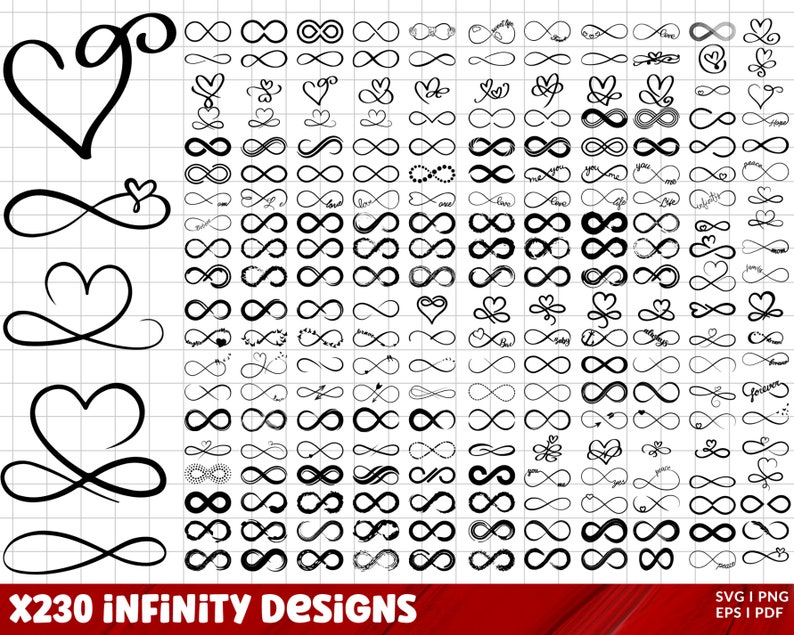 Infinity Symbol SVG, Infinity PNG Bundle, Infinity Clipart, Infinity ...