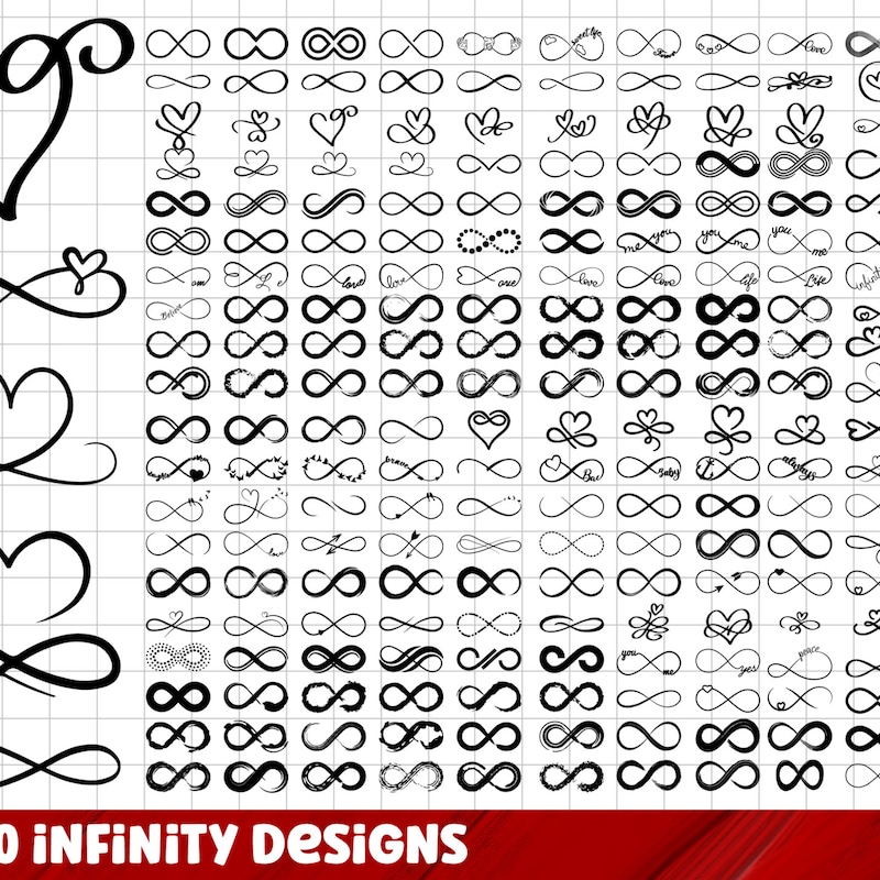 Open Infinity Svg - Etsy
