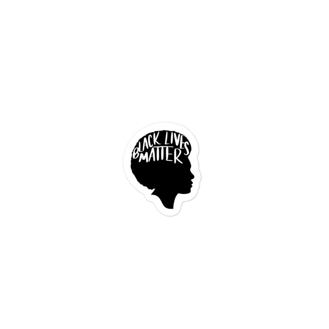 BLM Silhouette Sticker - Etsy