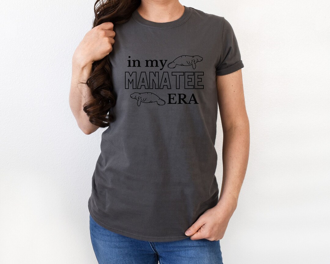 Manatee Shirt in My Manatee Era, Unisex Softstyle Manatee T-shirt ...