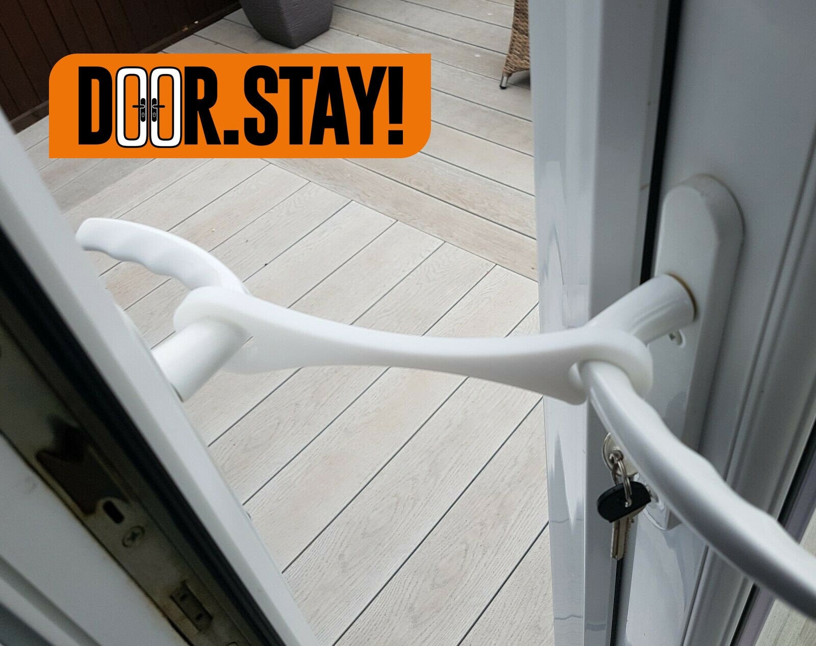 DOOR.STAY French Door Stay / Patio Door Stay Short or Long - Etsy UK