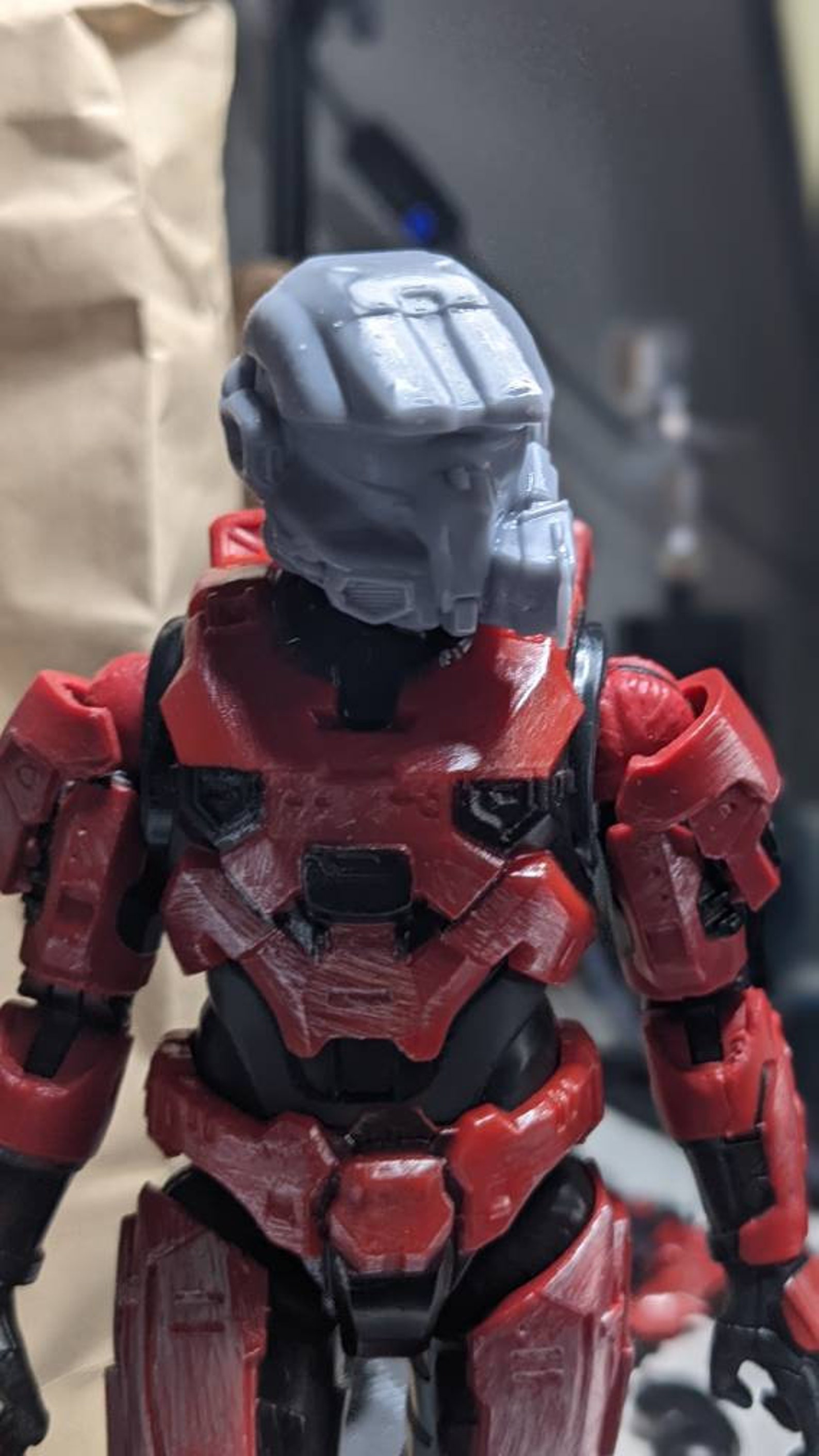 Halo Morrigan Helmet for Spartan Collection 6.5 In - Etsy