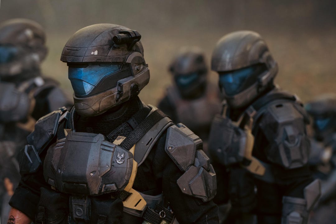 Halo ODST Figure From Novemberblack Style | 1/6th Scale | - Etsy