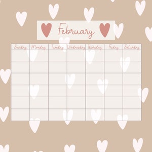 Adorable Boho Monthly Calendar - Seasonal & Holiday Focus - Digital ...