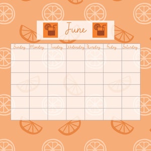 Boho Monthly Calendar Printable | Seasonal Planner, Undated Wall ...