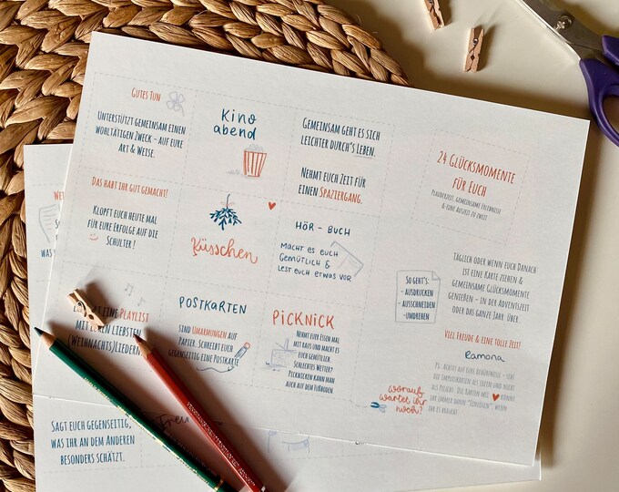Impulse Cards for More Togetherness | Printable for a Short Break for ...