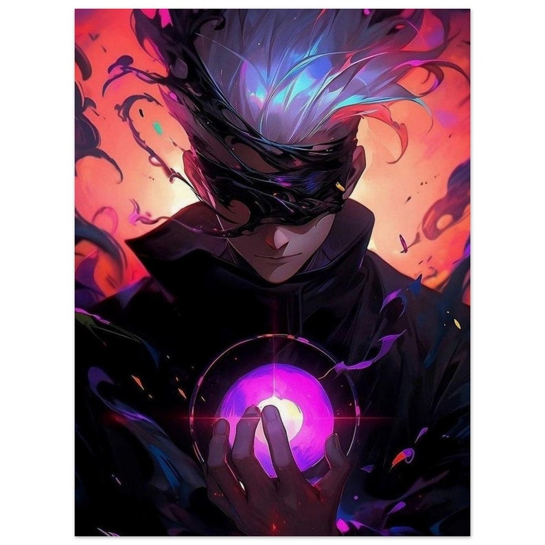 Saturo Gojo Poster Made of Matte Paper - Etsy