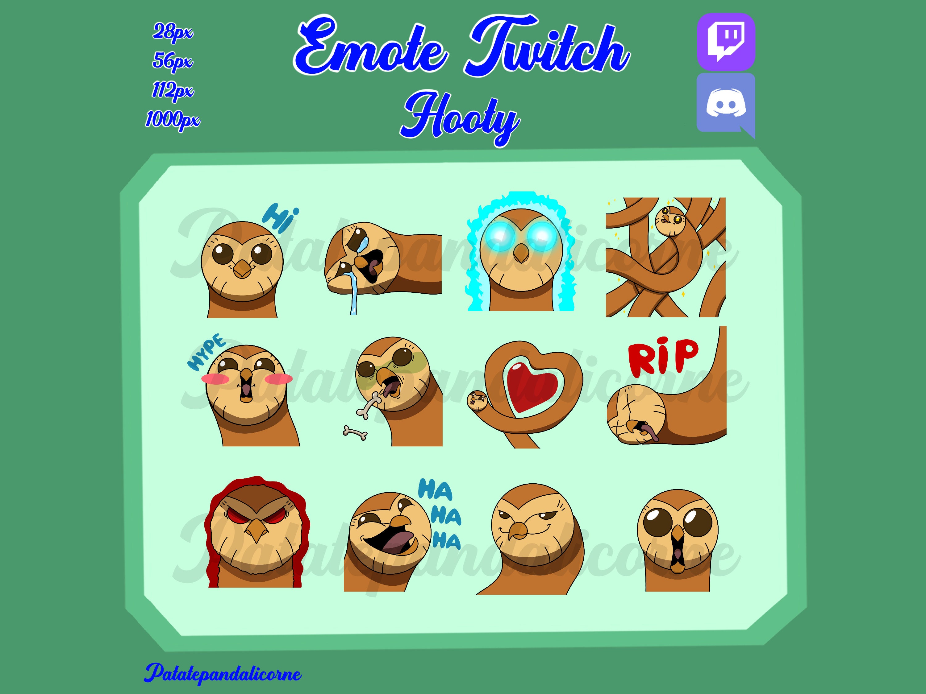 Hooty the Owl House Emote - Etsy