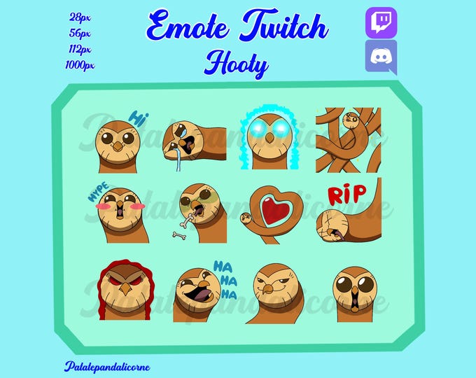 12 Hooty From the Owl House Inspired Emotes for Twitch or Discord ...