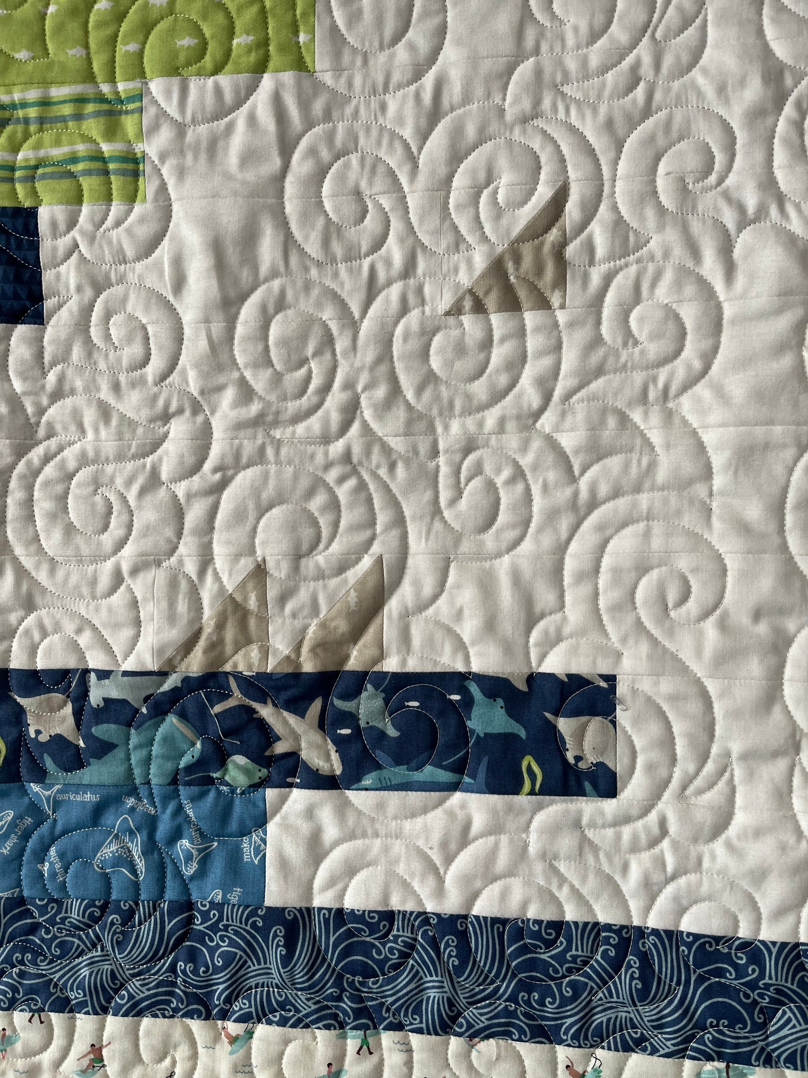 Shorebreak Quilt Shop Sample 40" X 50" Riptide Collection Riley Blake ...