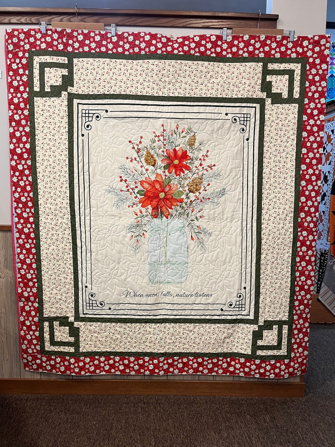 Filigree Frost Panel Quilt Pattern PDF - Etsy