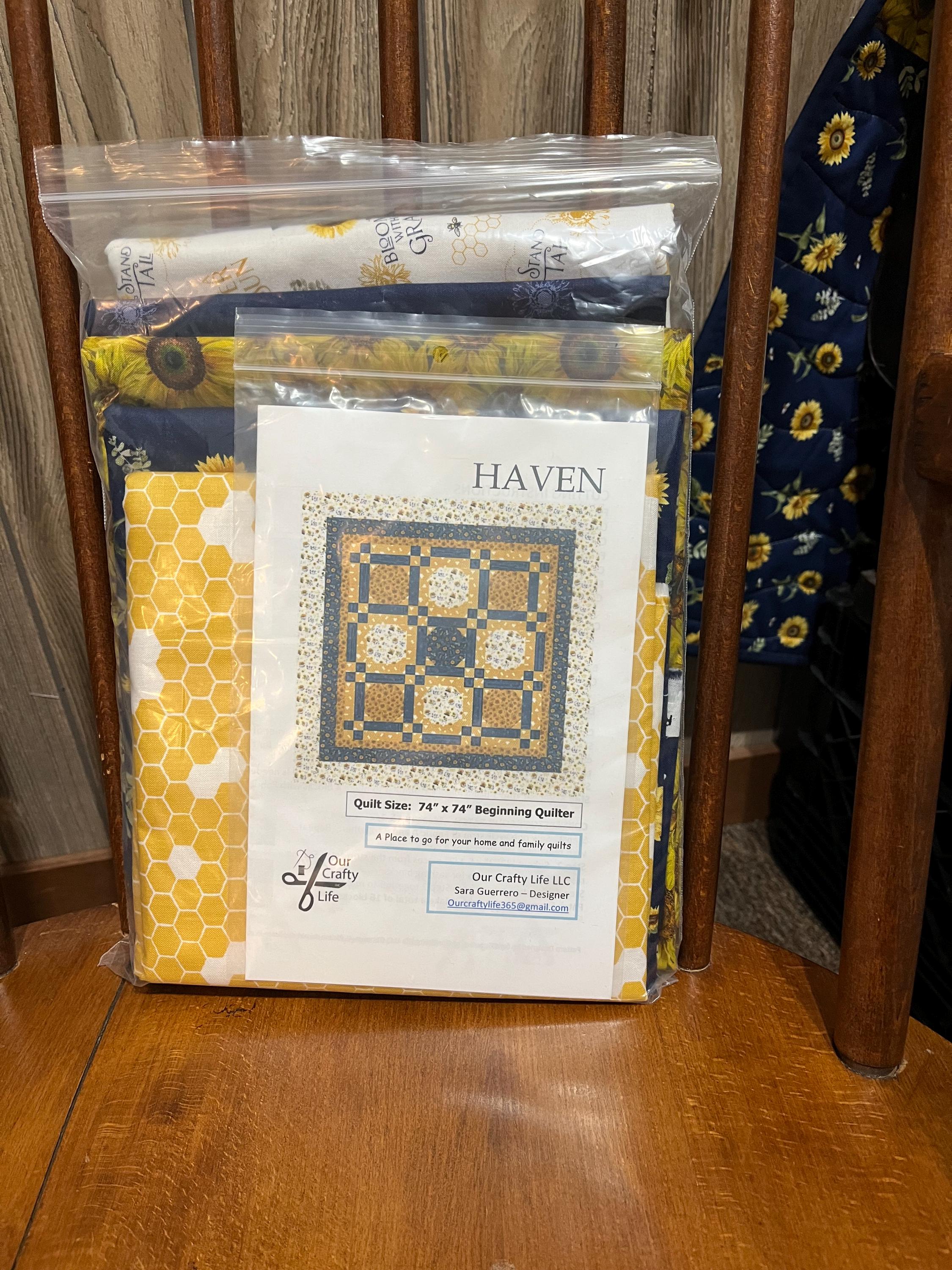 Haven Quilt Pattern PDF Digital Download Shown in Honey Bees and ...