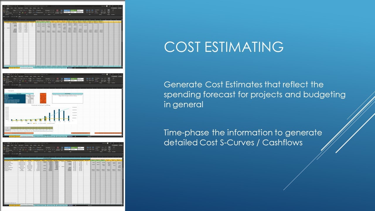 Budgeting & Revenue Project Management Tool (cashflow S-curves) - Etsy