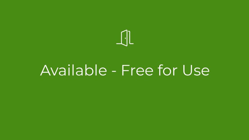 Meeting Room Status Sign - Office Communication Tool - Etsy