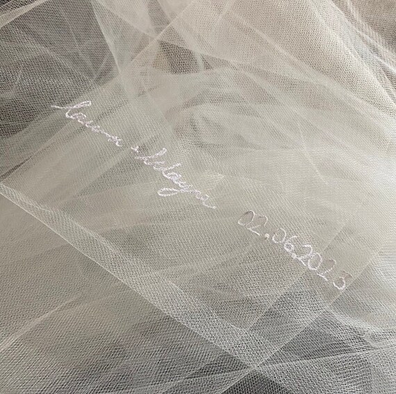 The Traditional A Personalised Wedding Dress Embroidery - Etsy
