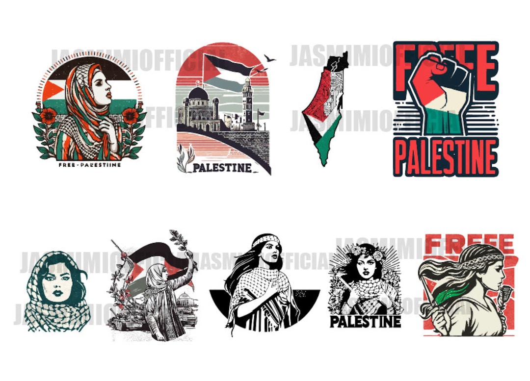 Palestine Svg Bundle, Free Palestine Shirt Svg, Palestine Png, Gaza ...