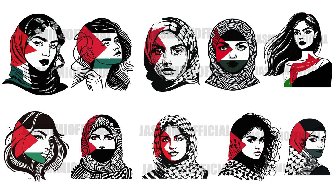 Palestine Svg Bundle, Free Palestine Shirt Svg, Palestine Png, Gaza ...