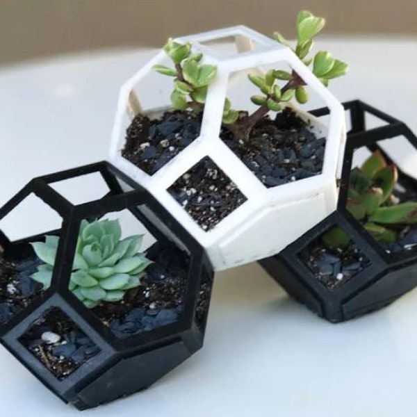 Geometric Planter - Etsy