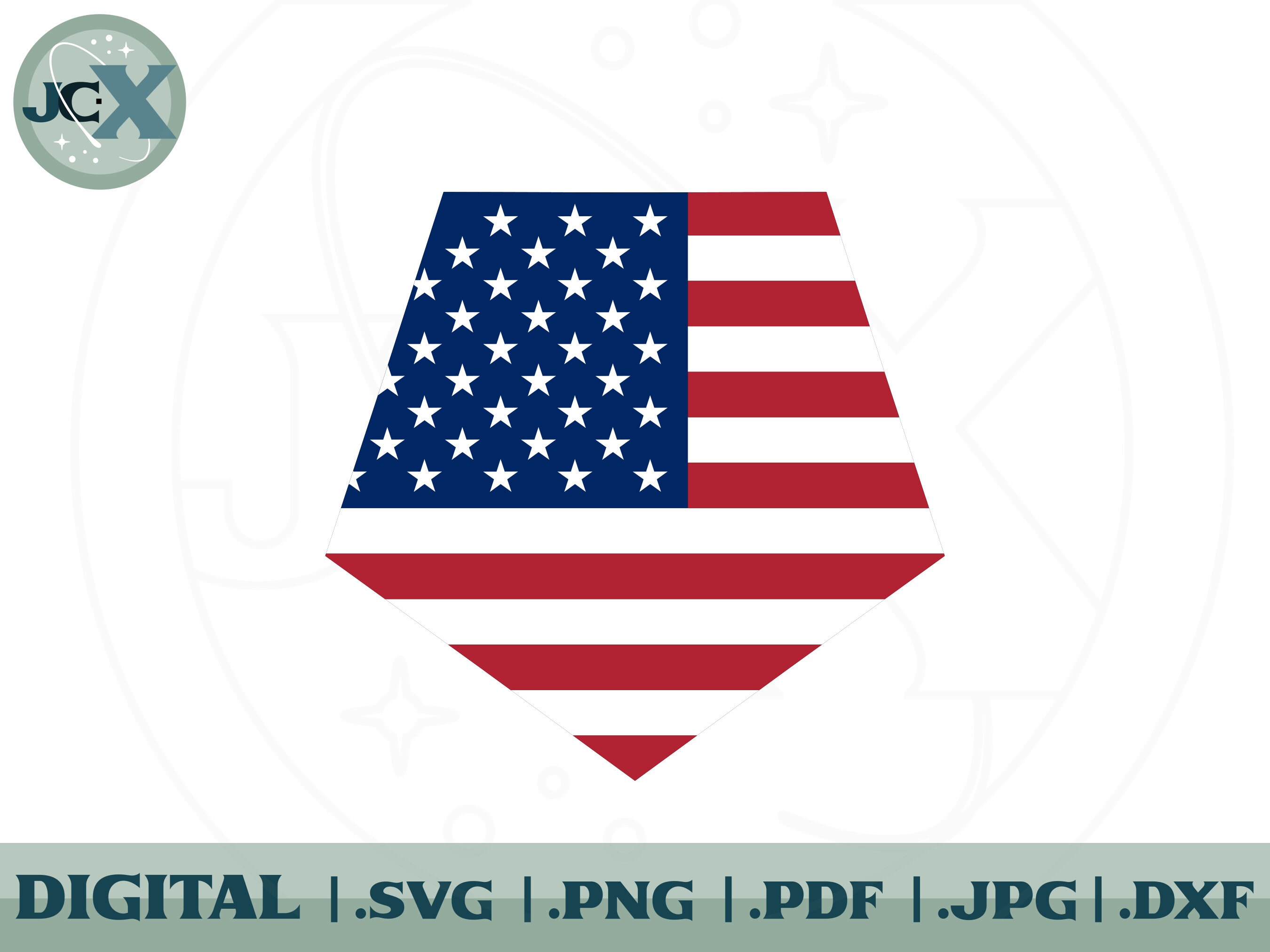 American US Pentagon Flag - Layered SVG - Etsy