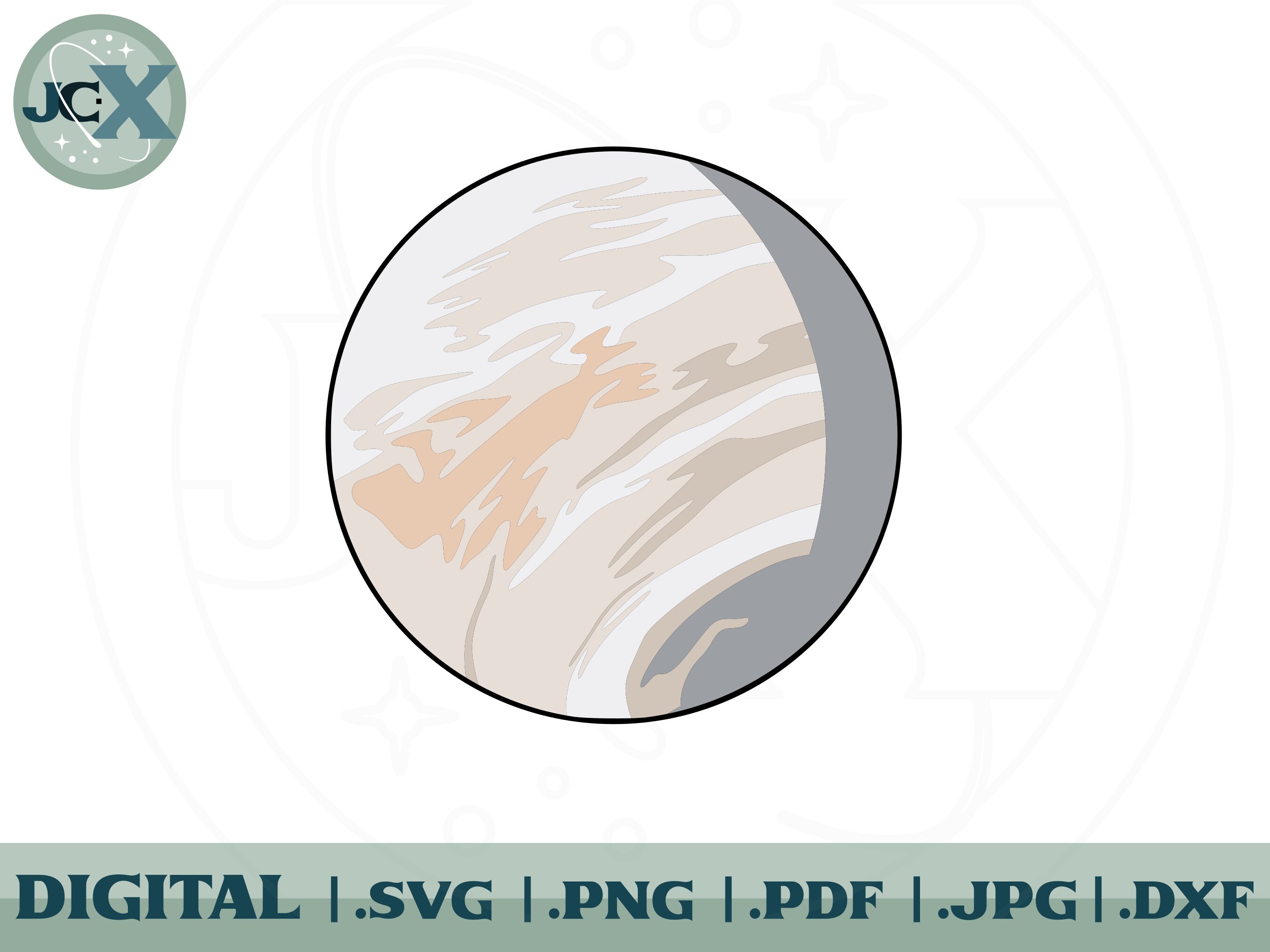 Planet Venus - Layered SVG - Illustration - Etsy