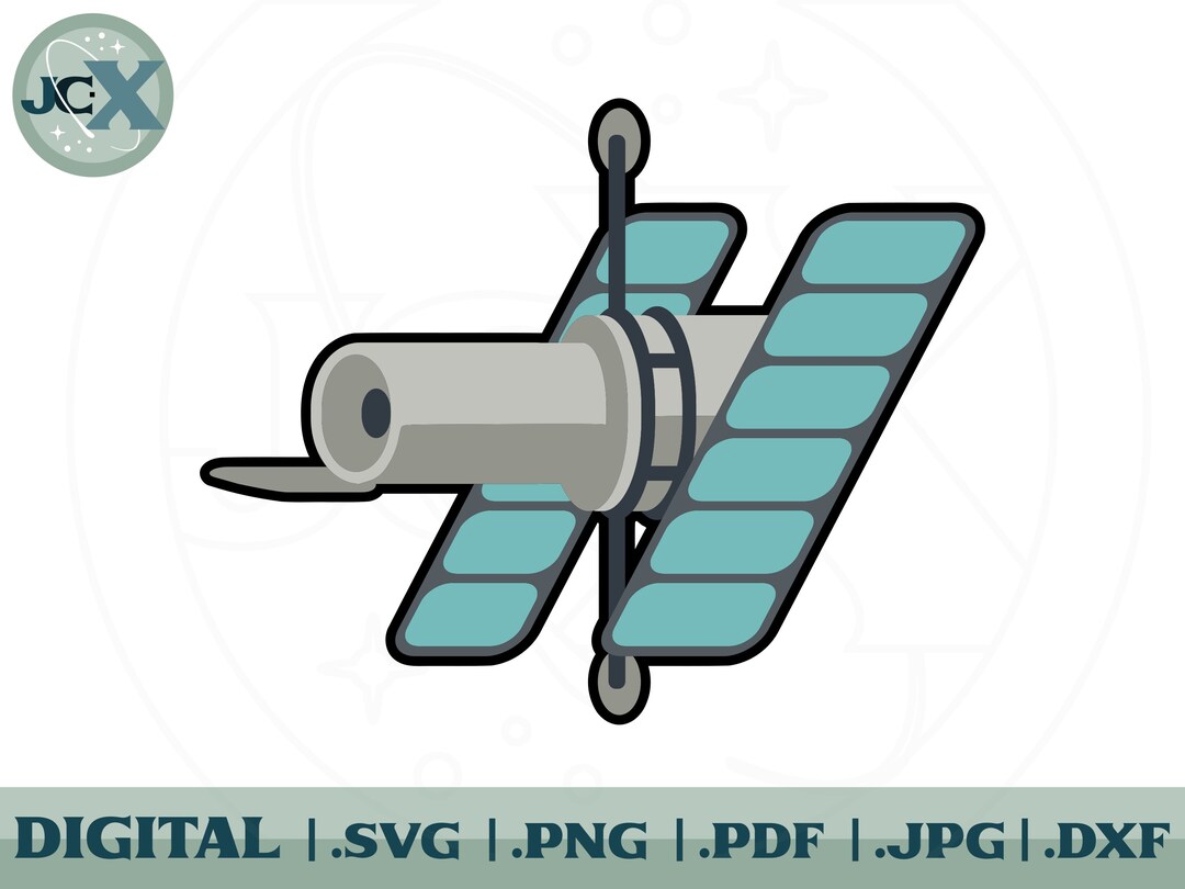 Space Telescope - Layered SVG - Clipart - Etsy