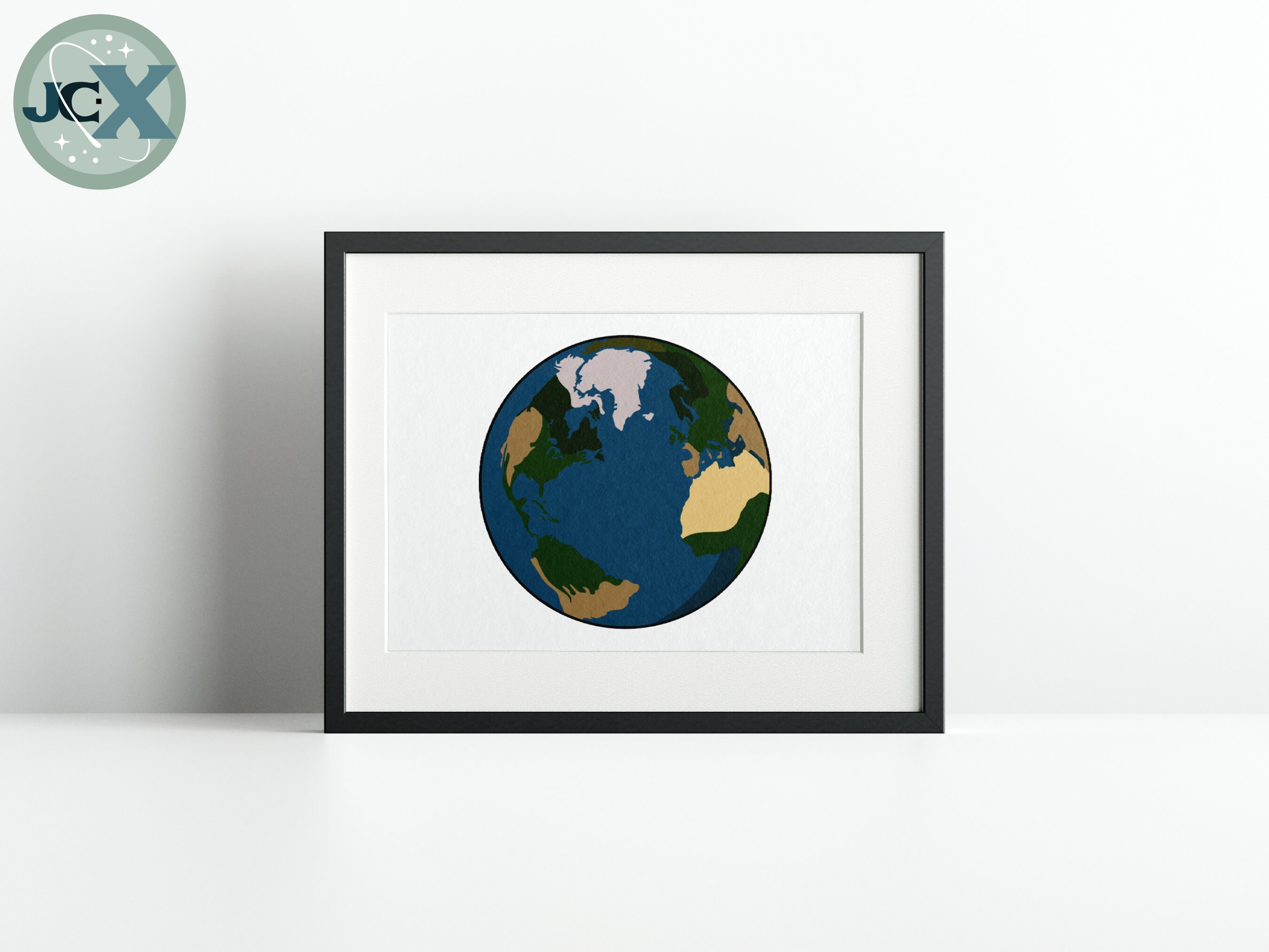 Planet Earth - Layered SVG - Illustration - Etsy