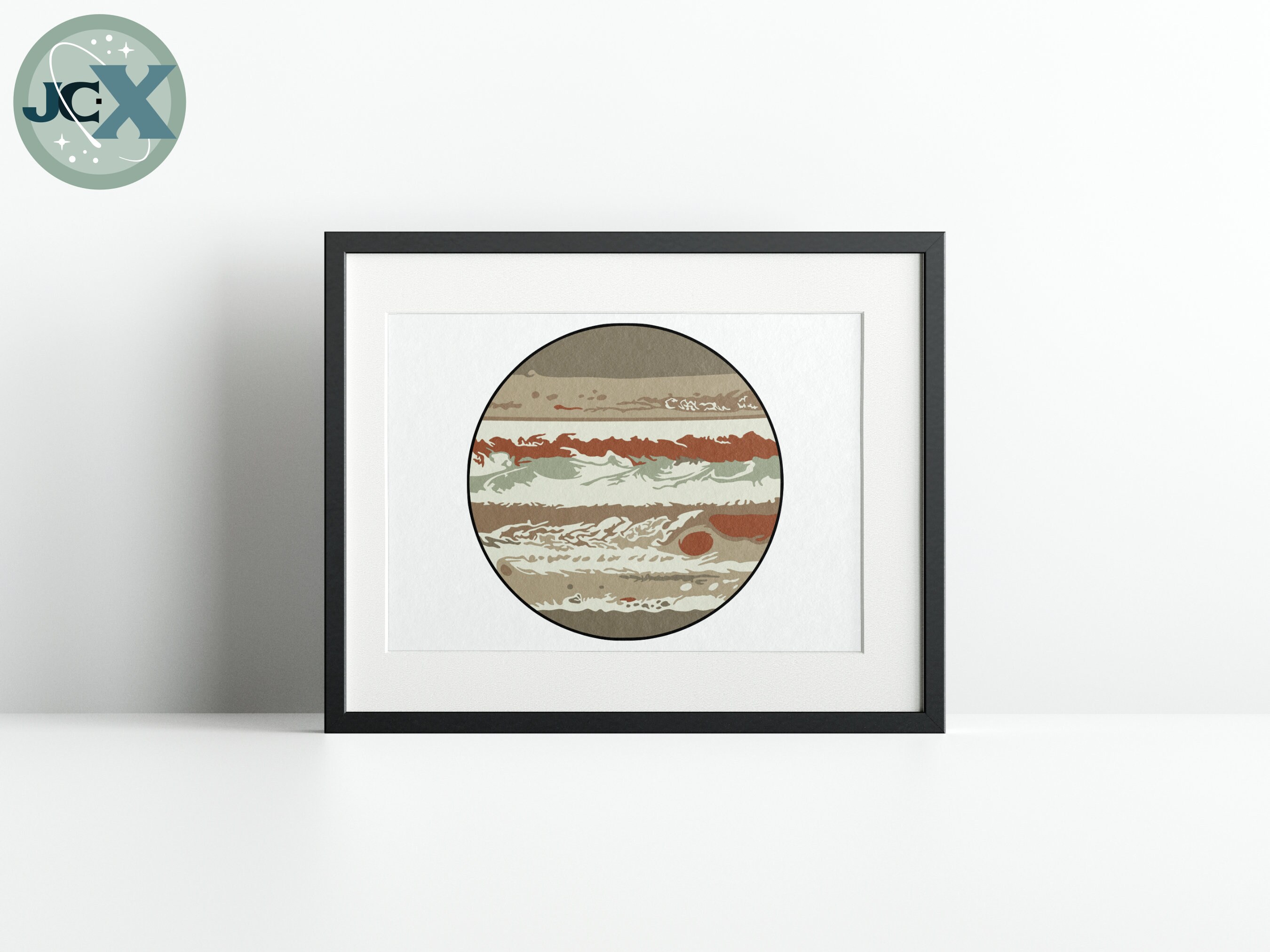 Planet Jupiter - Layered SVG - Illustration - Etsy