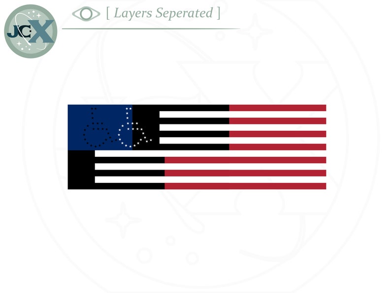 American US Handicap Flag - Layered SVG - Etsy
