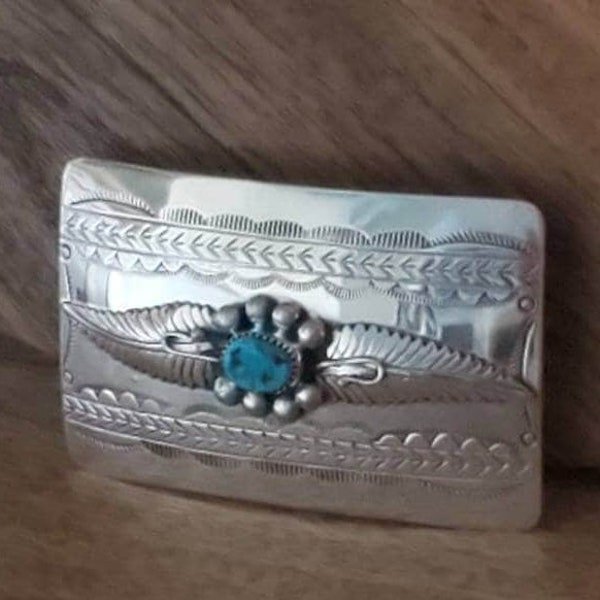 Turquoise Belt Buckle - Etsy