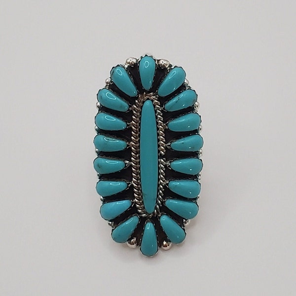 Large Turquoise Ring - Etsy