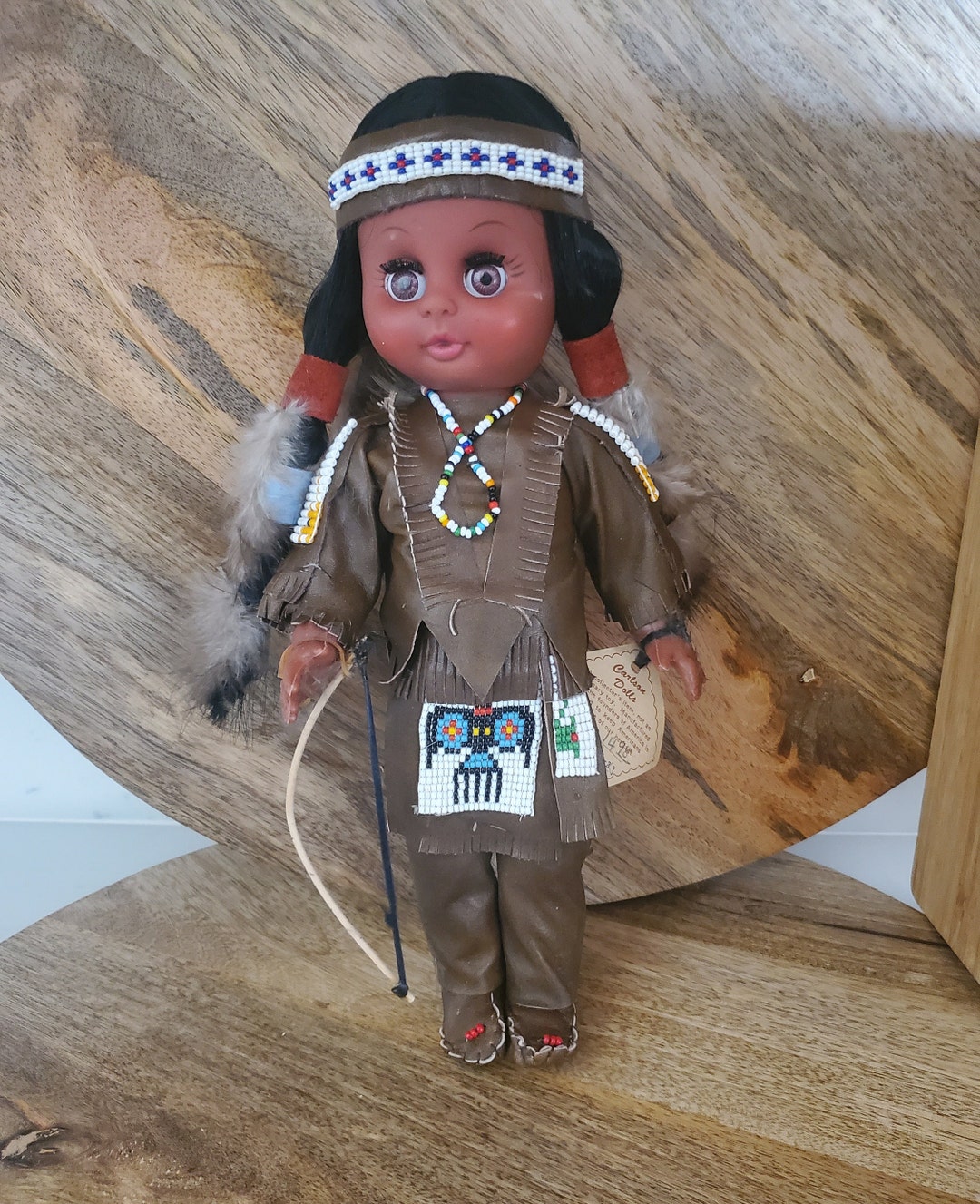 Vintage Native American Doll Carlson American Indian Collectible Dolls ...
