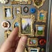 Ornate Gold Framed Oil Painting Magnet: Vintage Style Fridge Gallery ...