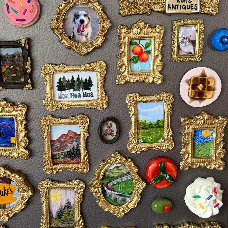 Miniature Vintage Magnets - Etsy