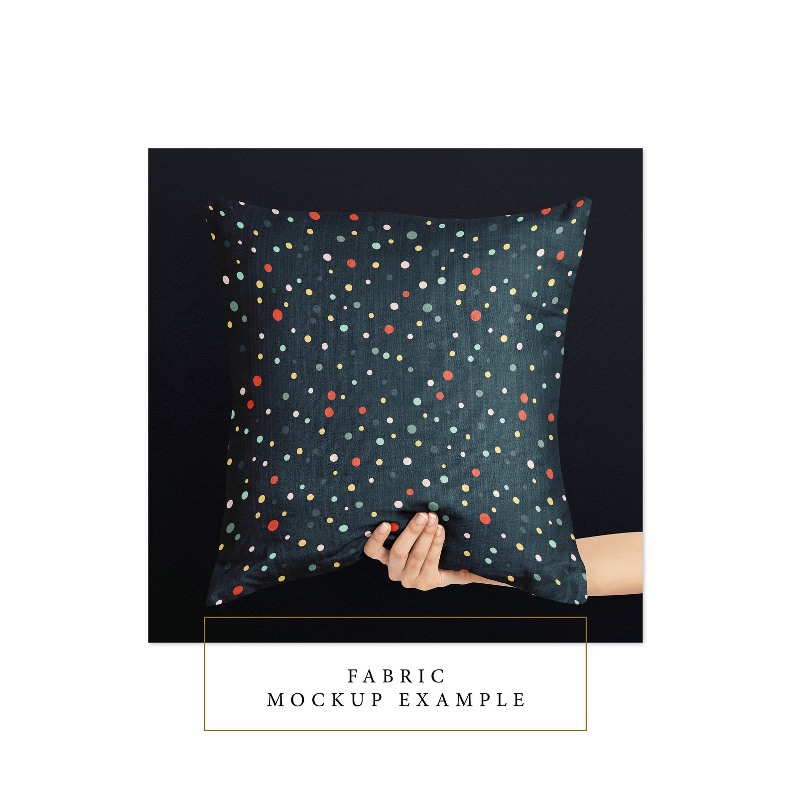 Coffee & Confetti Orange and Navy Blue Seamless Pattern Digital Paper ...