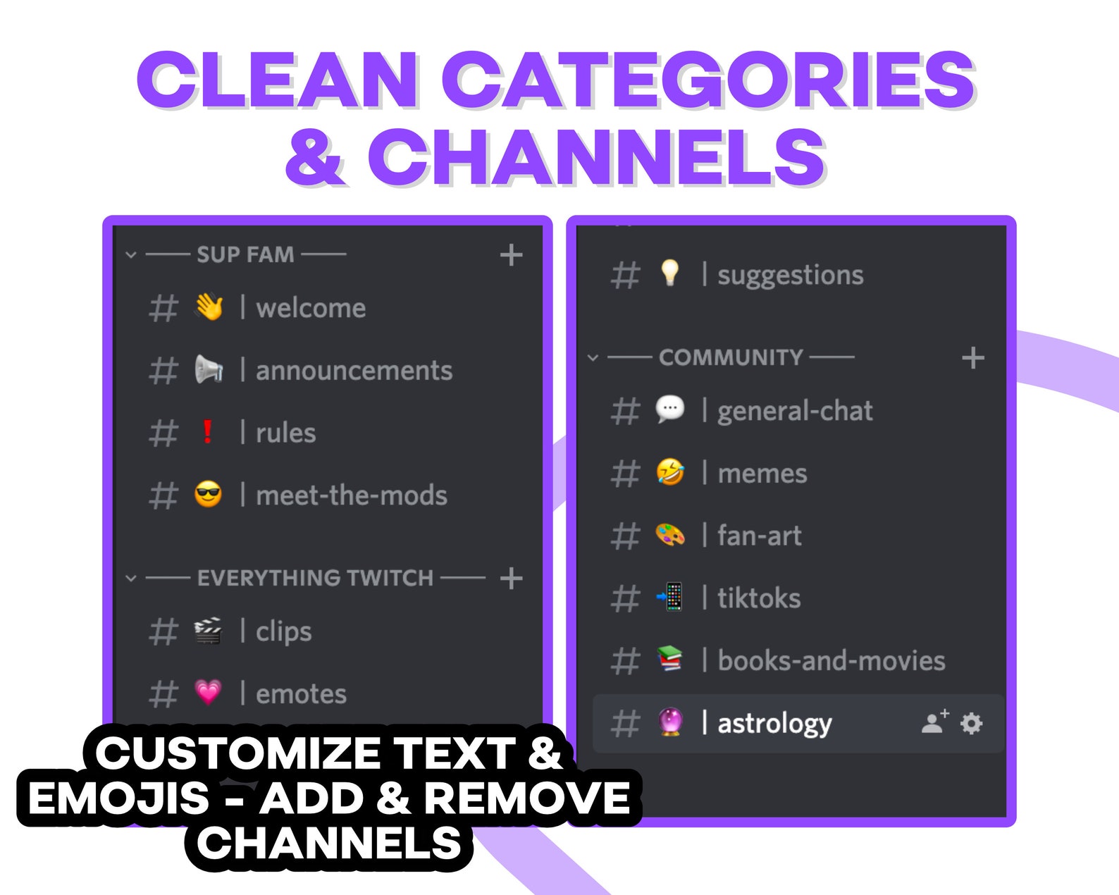 Streamer Discord Template Printable Templates