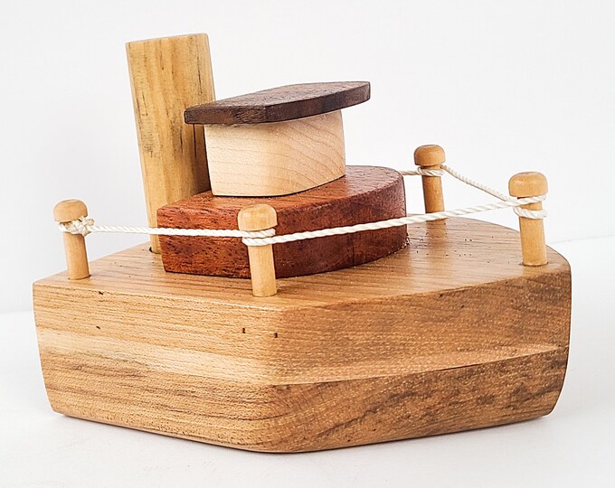 Wooden Tug Boat - Etsy