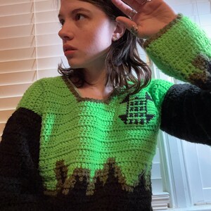 GENERATION LOSS: Charlie Slimecicle Sweater and TV Man Plushie - Etsy