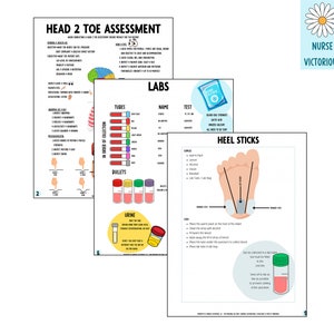 Welcome to Pediatric Spiral Bound Nursing Visual Reference Packet | New ...
